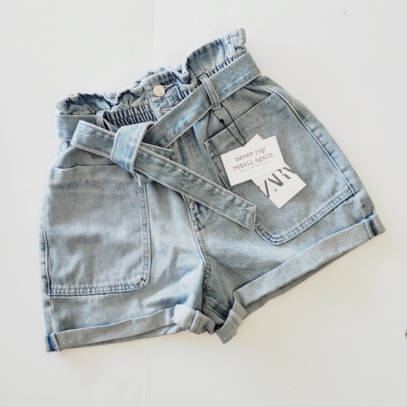 Zara | Shorts | Nwt Zara Jean Shorts | Poshmark
